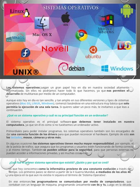 Sistemas Operativos Pdf Mac Os Microsoft Windows