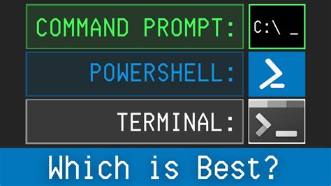 cmd vs powershell vs windows terminal which should you use youtube