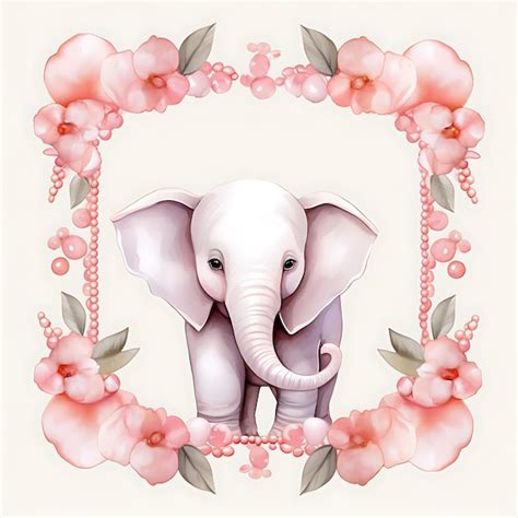 Moldura De Silhueta De Elefante Com Doces Rasgulla Cardamomo E Aquarela