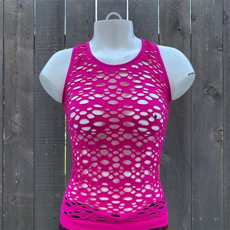 Womens Sheer Tank Tops Etsy