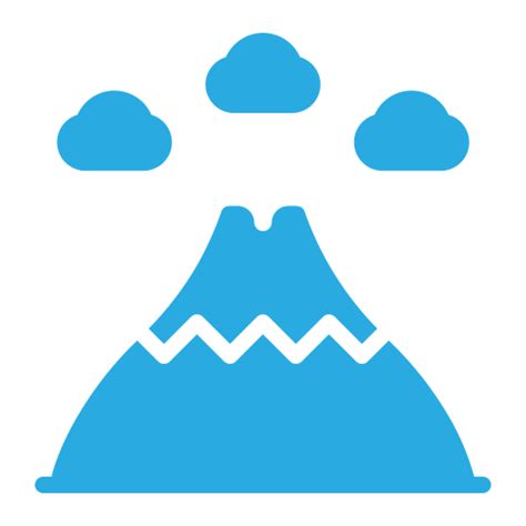 Montain Generic Color Fill Icon