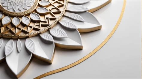 A Gold And Silver Clock Face With A Gold Band Premium Ai Generated Image