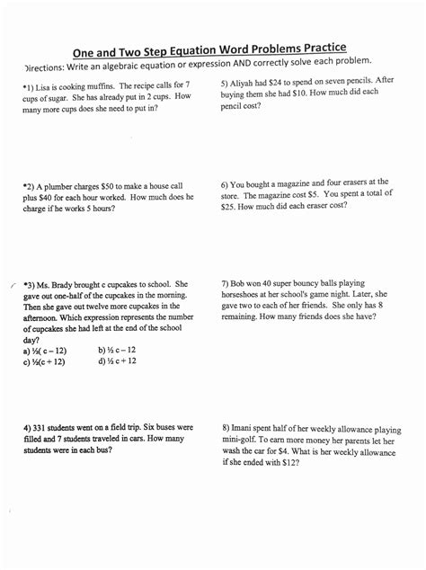 System Of Equations Word Problems Worksheet Algebra 1 Luxury — Db