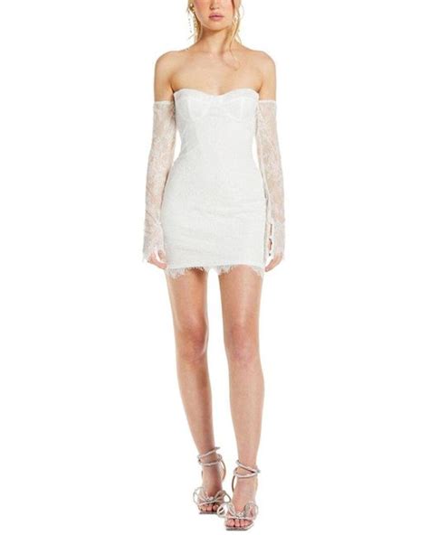 Katie May Britt Mini Dress In White Lyst