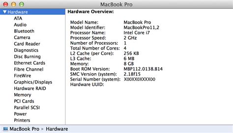 Mac Serial Number Model