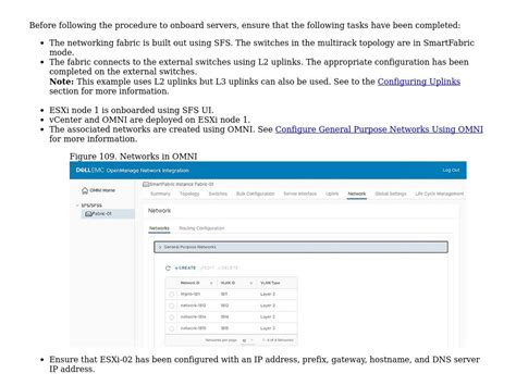 Prerequisites Dell Emc Smartfabric Services With Poweredge Servers