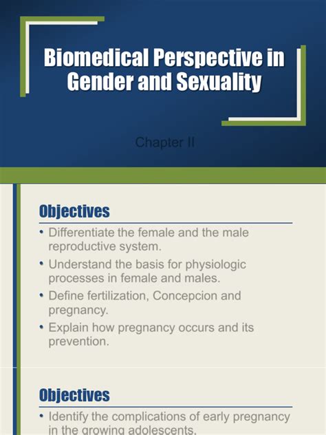 Biomedical Perspective In Gender And Sexuality Pdf