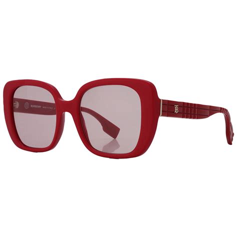 Burberry Helena Pink Square Ladies Sunglasses Be4371 40275 52