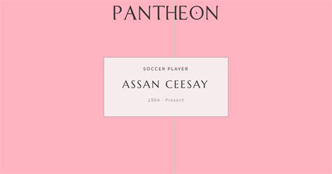 Assan Ceesay Biography Pantheon