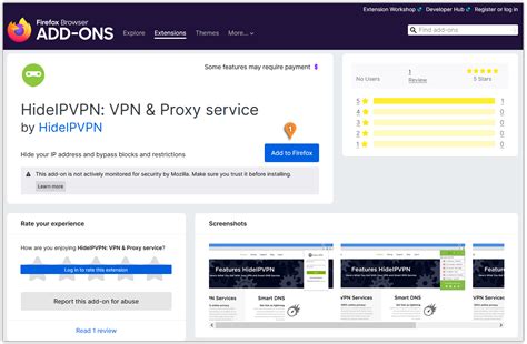 how to set up hideipvpn extension for firefox hideipvpn