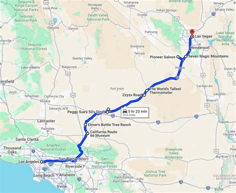 Los Angeles To Las Vegas Road Trip Fun And Quirky Stops Along I 15