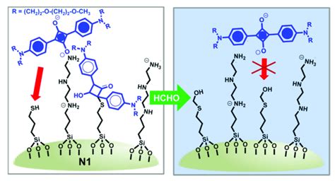 Schematic Representation Of The Colorimetric Detection Of Formaldehyde