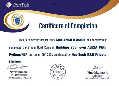 Mohammed Ashik On Linkedin Python Nlp Alexadevelopment Techbootcamp Continuouslearning