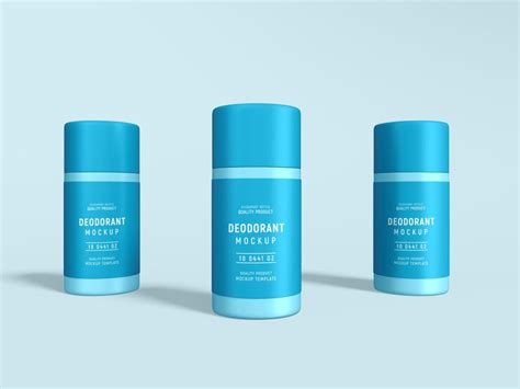 Premium Psd Deodorant Bottle Packaging Mockup
