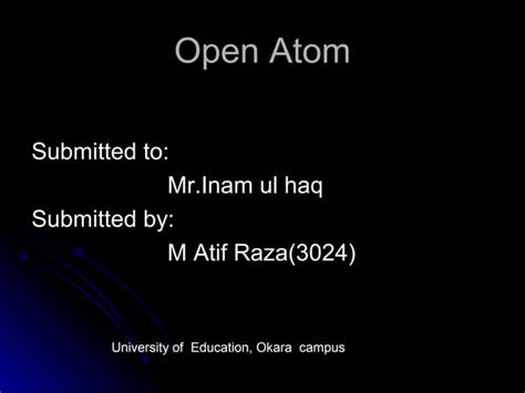 Atomic Theories And Models Ppt