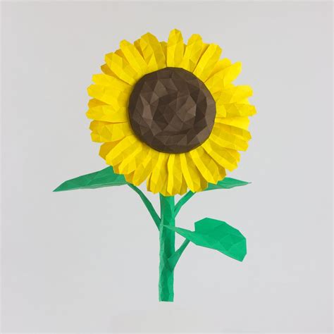 Sunflower Stem Template