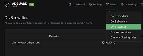 Homelab Adguard Adding Local Dns Entries —dns Rewrite Vs Customer