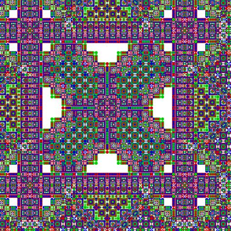 Complex Mod 7 Ca R Cellular Automata