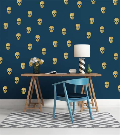 Skull Wall Decals Modern Wall Decals Skull Decals Skull Stickers