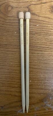 Clover Takumi Bamboo 9 Inch Knitting Needles Single Point Size 11 8mm New Ebay