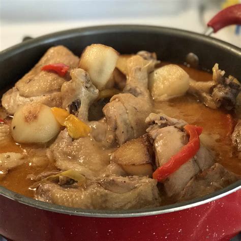Ginataang Manok Chicken Cooked In Coconut Milk Recipe