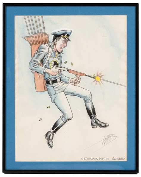 Bill Ward Blackhawk Sketch In Ivan Briggss Items Available In Pba