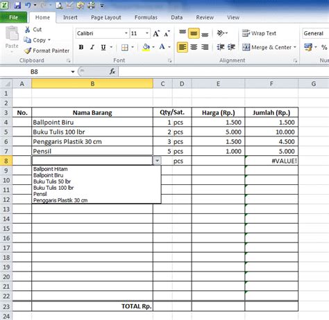 Detail Contoh Data Penjualan Excel Koleksi Nomer 47
