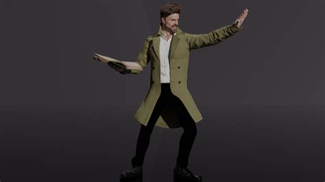 3d John Constantine Model Turbosquid 2207432