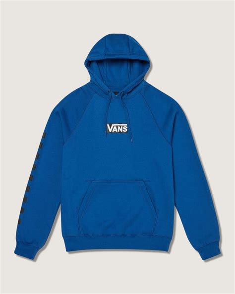 Shop Vans Apparel And Accessories Vans Boxed Pullover Hoodie In Blue