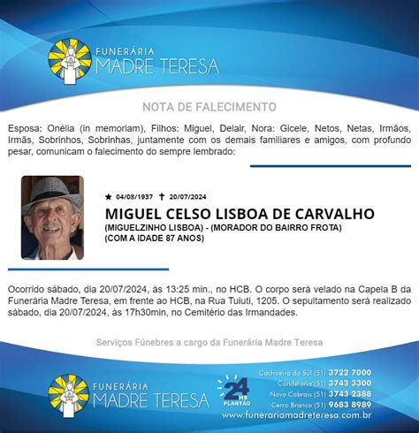 Miguel Celso Lisboa De Carvalho Rádio Cachoeira