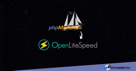 How To Install Phpmyadmin For Openlitespeed Web Sever