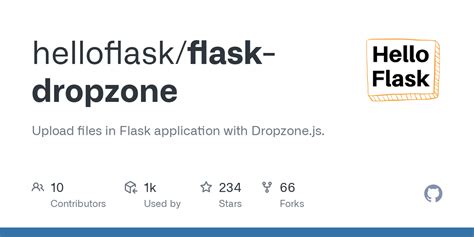 github helloflask flask dropzone upload files in flask application