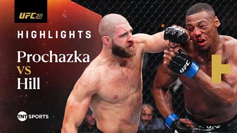 Brutal Tko Ends Contest 💥💣 Jiri Prochazka Vs Jamahal Hill Ufc311