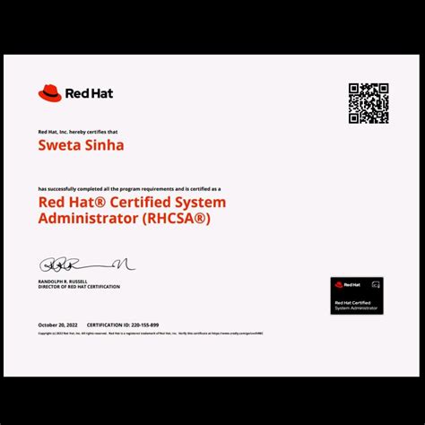 Rhcsa Redhat Opportunity Stldigital Certificate Redhatlinux Redhatcertification Rhcsav9