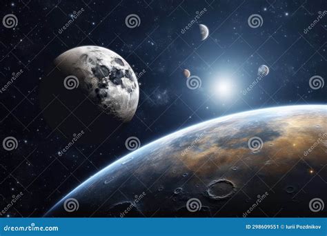 Exploring The Enigmatic Pluto A Captivating View Of The Distant Dwarf Planet And Its Moons