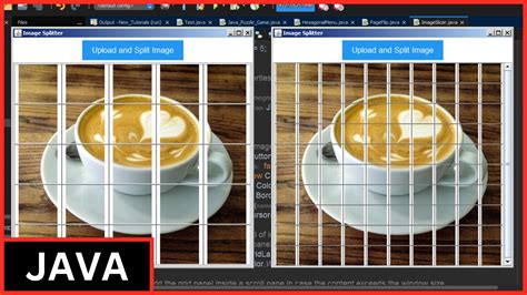 Java How To Split Image Into Parts In Java Netbeans Code Create An