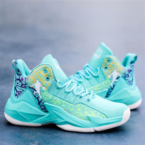 Buy Unisex High Top Basketball Shoes Breathable Wear Resistant Rubber