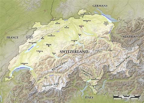 Switzerland Geography Map 10 Maps That Explain Switzerland