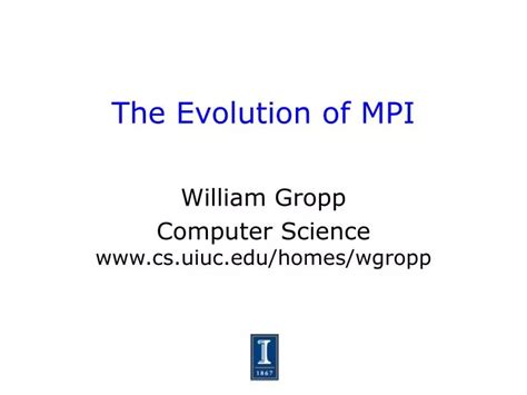 ppt the evolution of mpi powerpoint presentation free download id