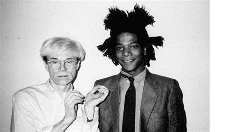 Jean Michel Basquiat And Andy Warhol At The Factory At 860 Broadway On