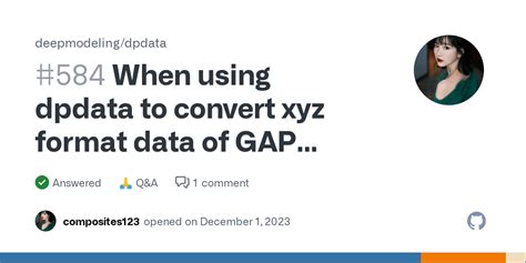 When Using Dpdata To Convert Xyz Format Data Of Gap Potential Why Does The Number Of Converted