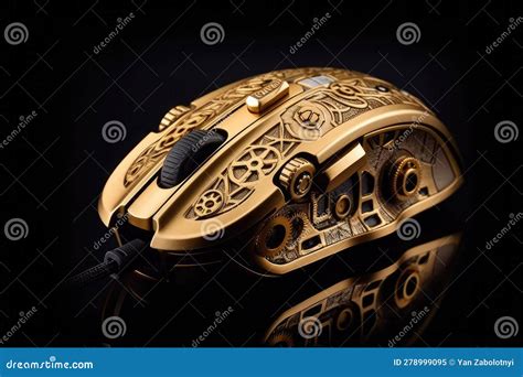 Steampunk Mouse With Classical Hat Stock Image 304440175