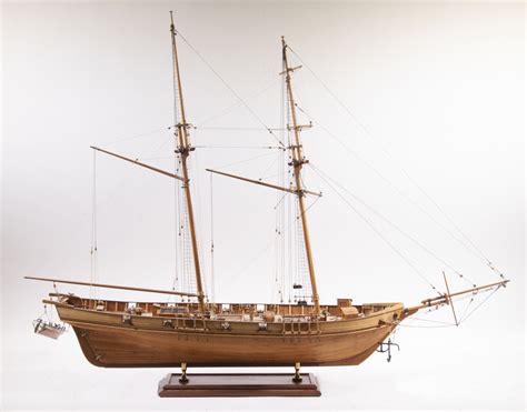 Brigantine Ship Model Barnebys