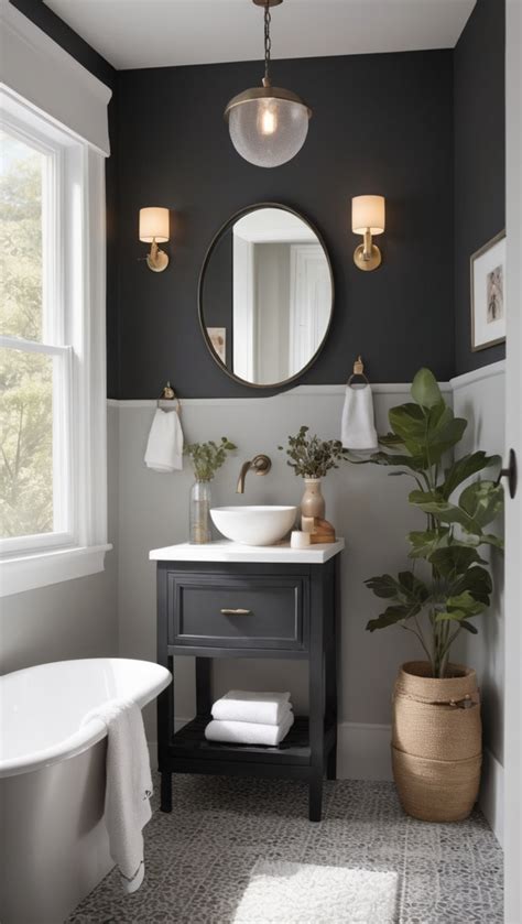 What Are The Key Elements Of A Black Aesthetic Bathroom West Pear