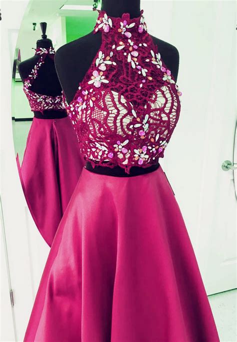 Prom Dresses Two Piece Long Prom Dress2 Piece Prom Gownselegant