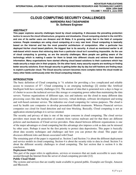 Pdf Cloud Computing Security Challenges