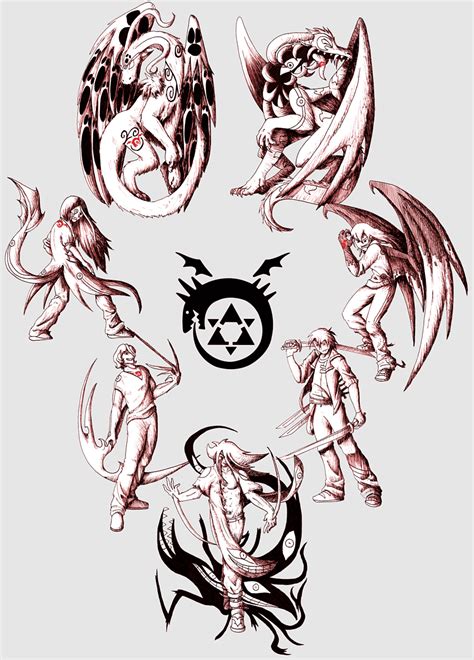 7 Sin The Seven Deadly Sins Homunculus Seven Deadly Sins Fullmetal