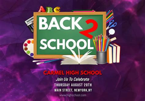 School Posters Template Postermywall