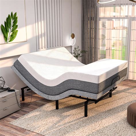 Renanim Sfe Adjustable Bed With Mattress And Massage Queen