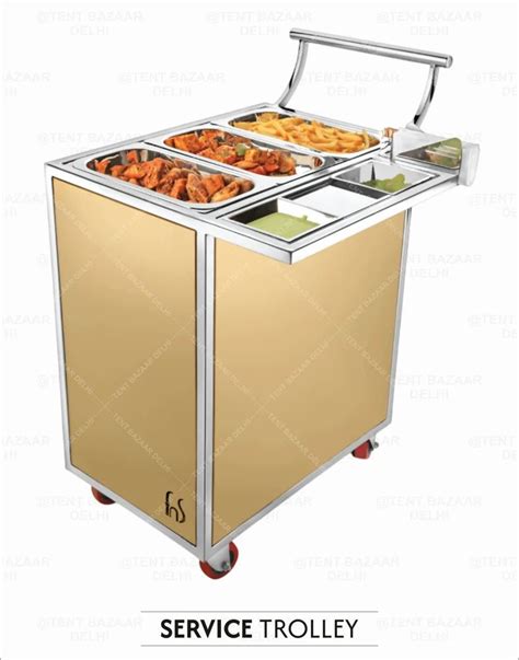 For Hotel Banquet Service Trolley Load Capacity 50 Kg At ₹ 19000 In
